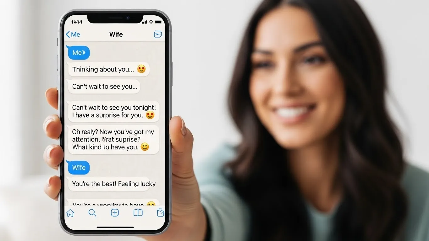 Flirty Text Messages for Wife to Make Her Smile, Blush, and Miss You