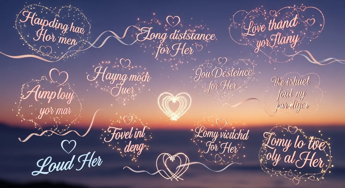Best Long Distance Love Messages for Her