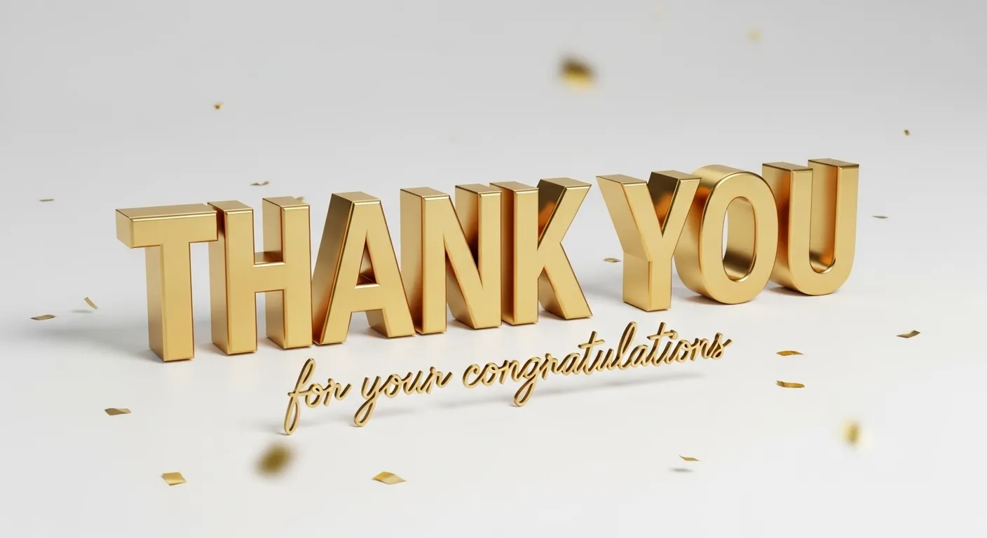 170+ Best Thank You Messages for Congratulations